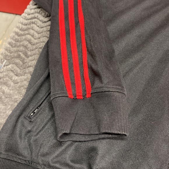 adidas | Jackets & Coats | Adidas Vintage Acm 899 Patch Jacket Red And ...